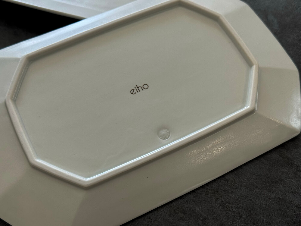 波佐見のeiho-porcelain「角プレートL」に盛り付けると映える！おしゃれでワンプレートにも活躍するサイズ感 | Aya blog-猫 ...